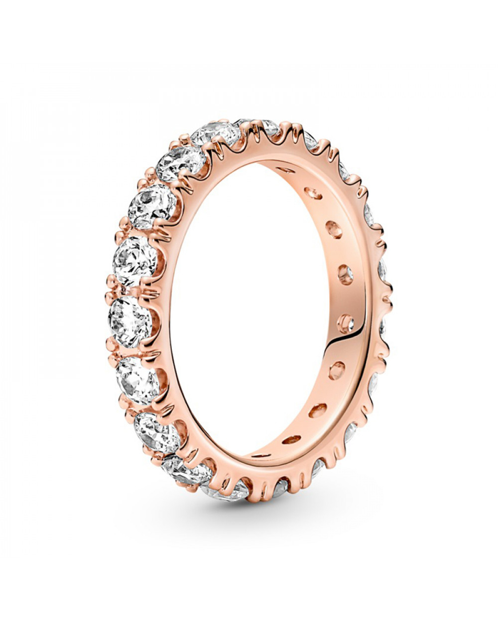 Inel Placare Aur Roz 14K CZ PANDORA