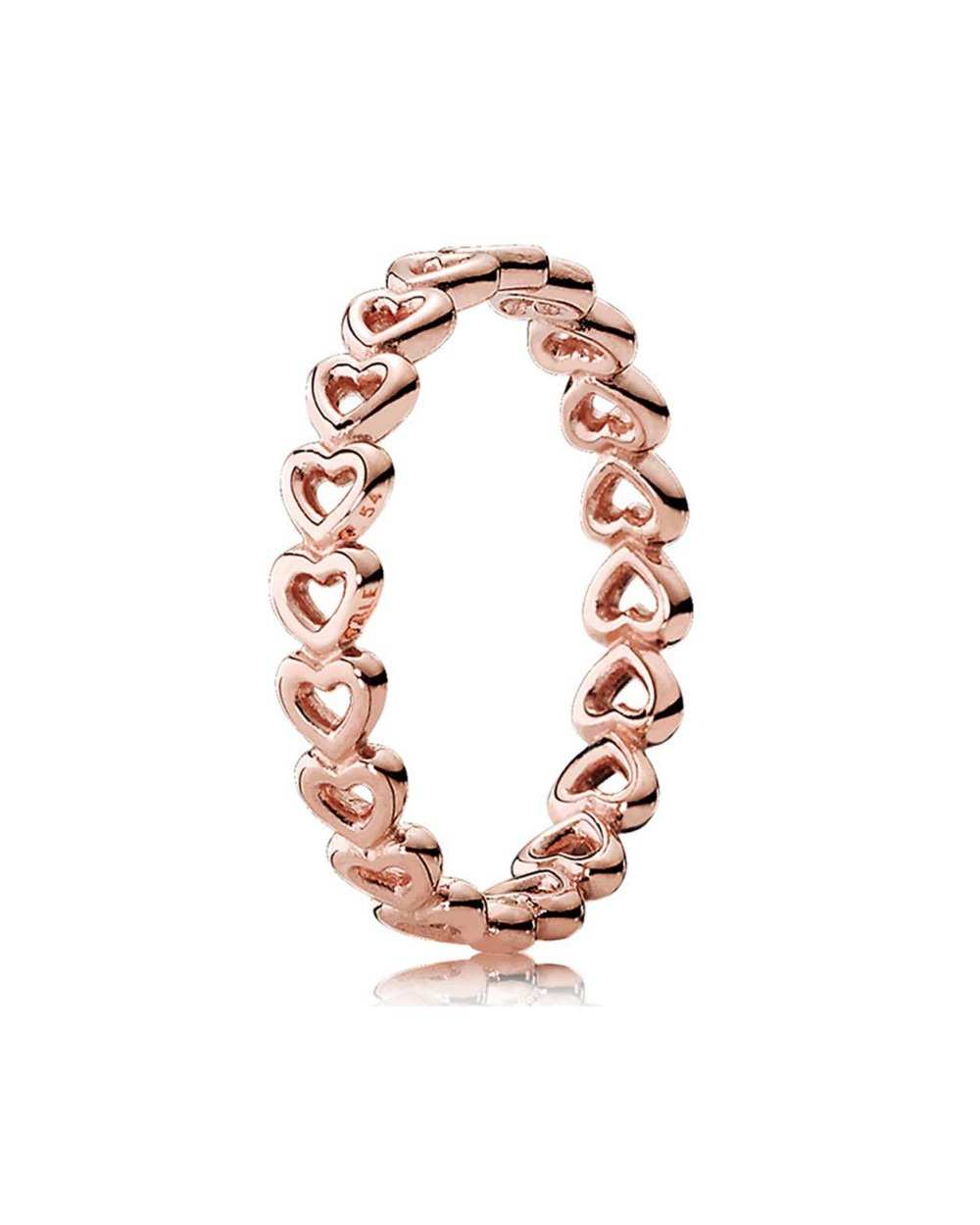 Inel Inima Pandora Placare Aur Roz 14K PANDORA