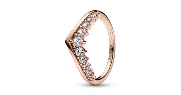 Inel Placare Aur Roz 14K CZ PANDORA