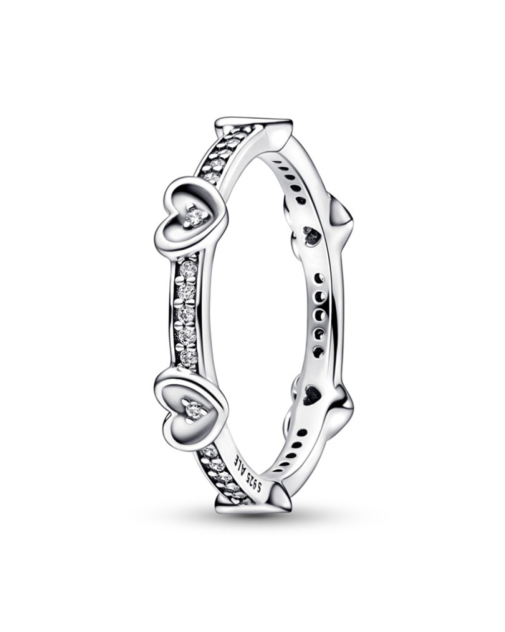 Inel Inimi Argint 925 CZ PANDORA