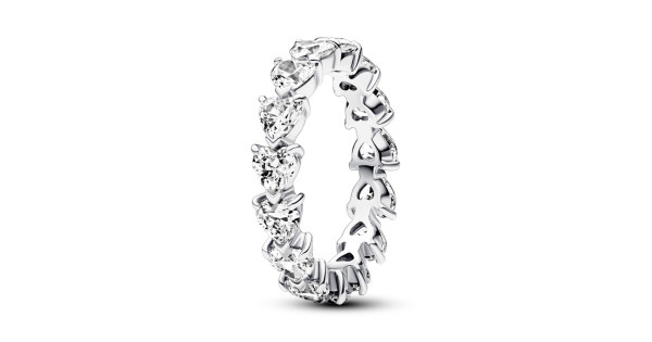 Inel Inimi Argint 925 CZ PANDORA