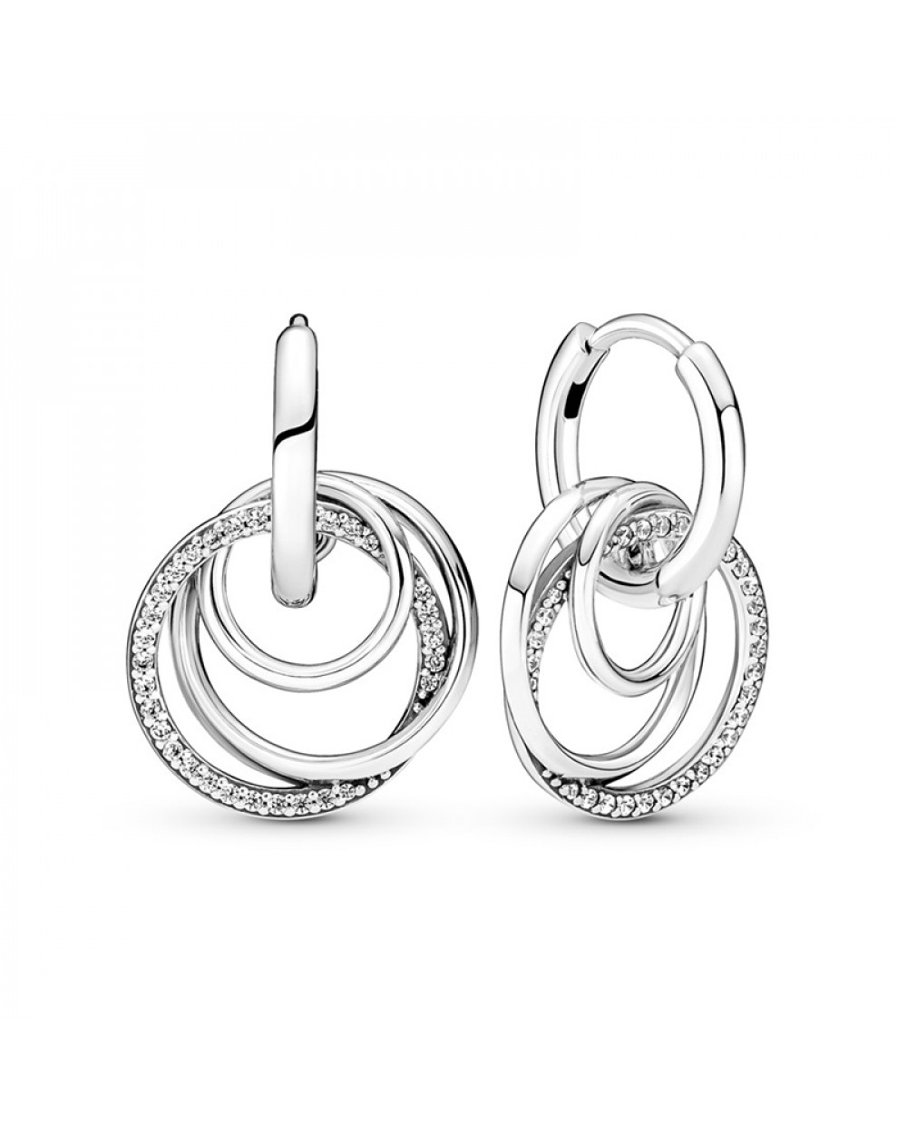 Cercei Cercuri Argint 925 CZ PANDORA