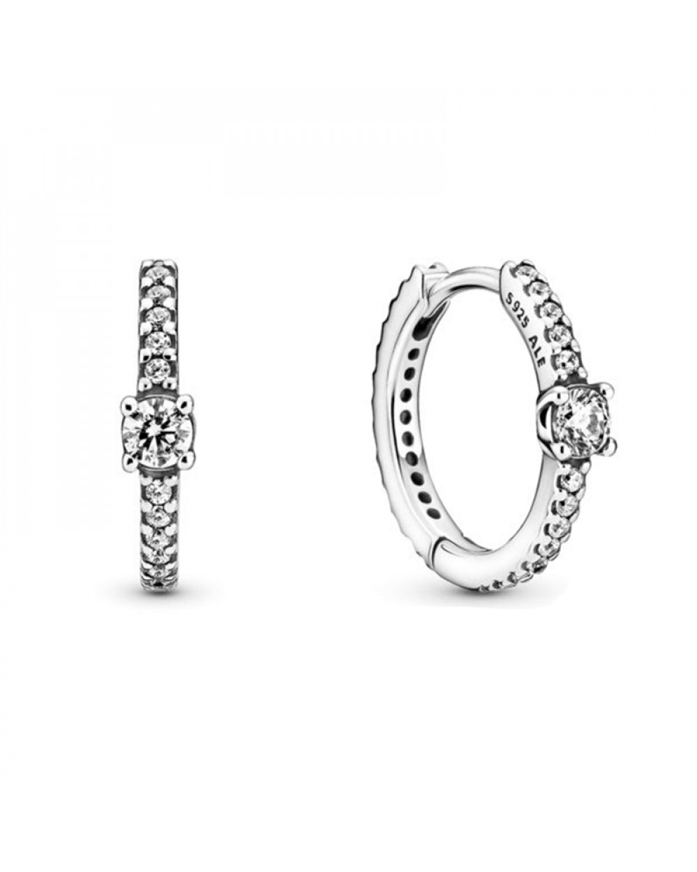 Cercei Cercuri Pandora Argint 925 CZ PANDORA