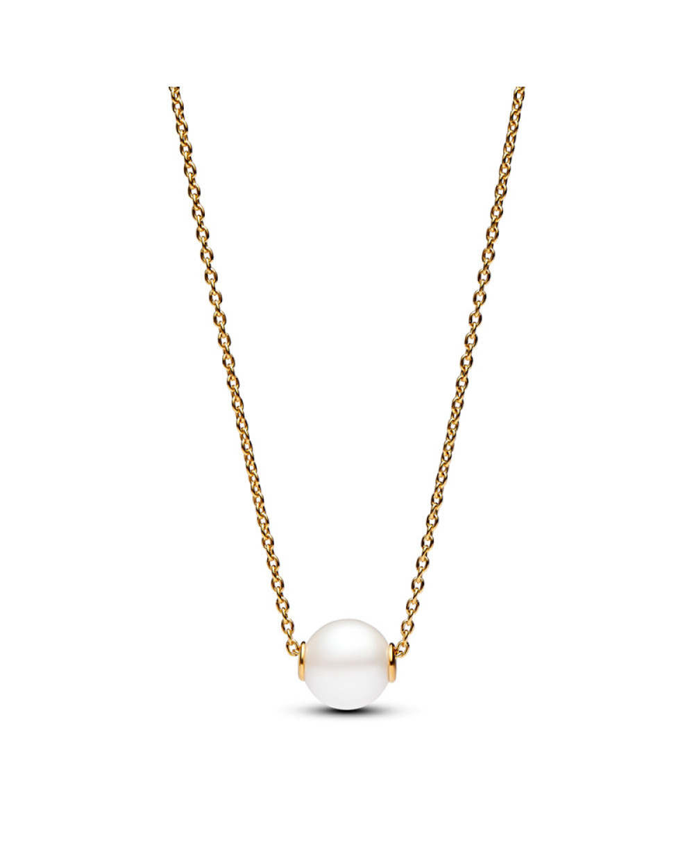 Colier Placare Aur Galben 14K Perla de Cultura PANDORA