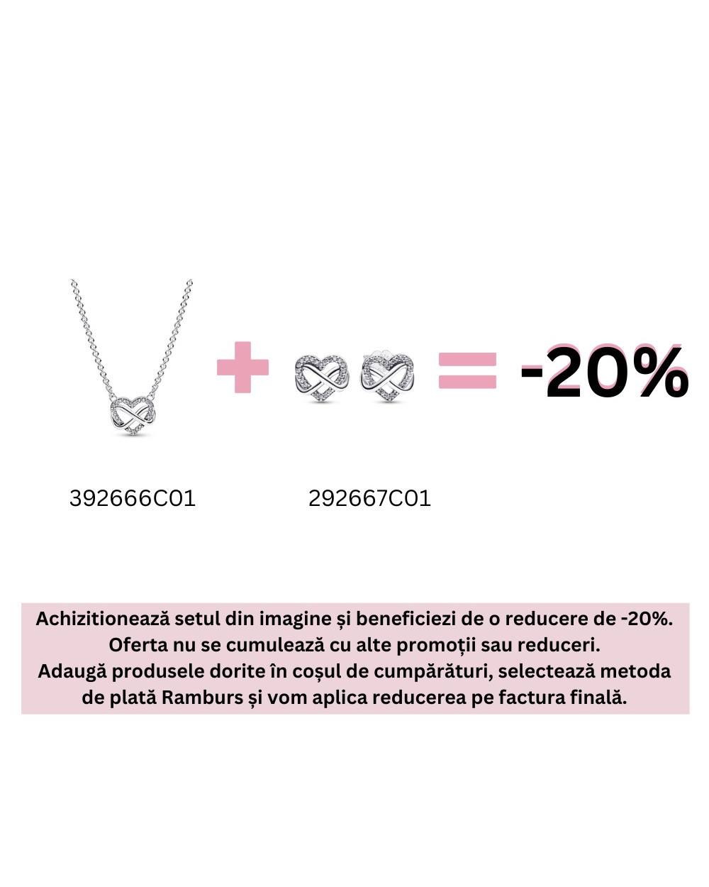 Colier Infinit Argint 925 CZ PANDORA