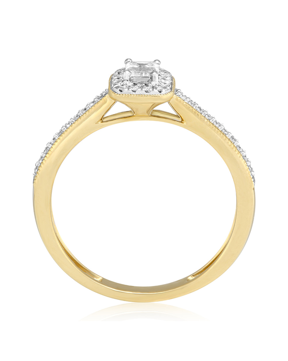 Inel Logodna Aur 18k Diamante BLANCO'S