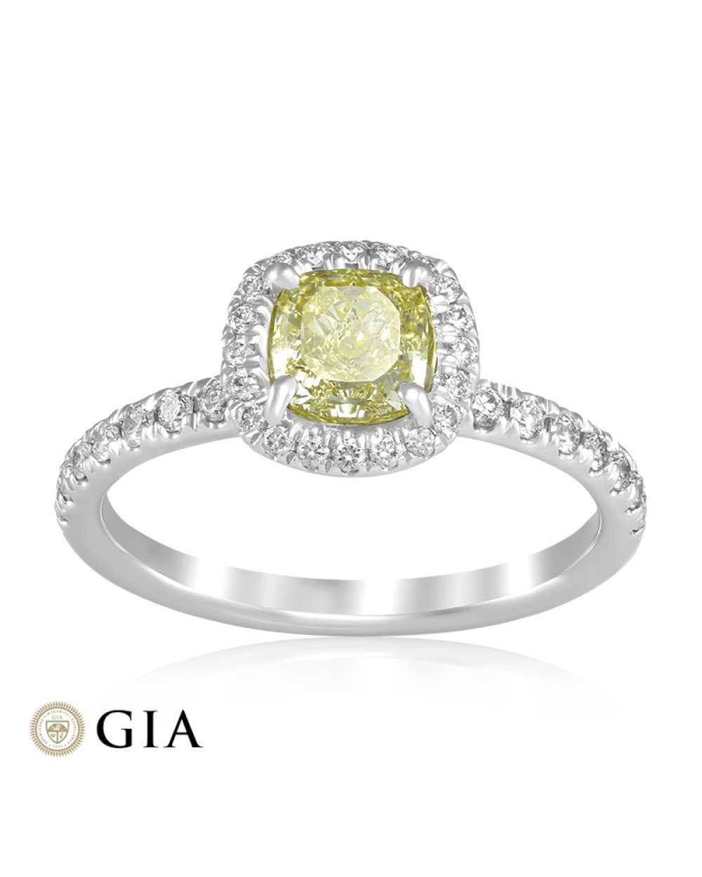 Inel Logodna Aur 18k Diamant GIA BLANCO'S